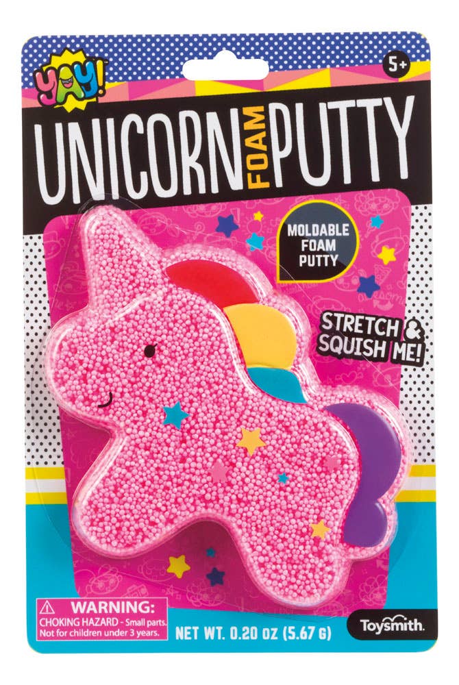 Toysmith - Yay! Unicorn Foam Putty – Jon Henry General Store