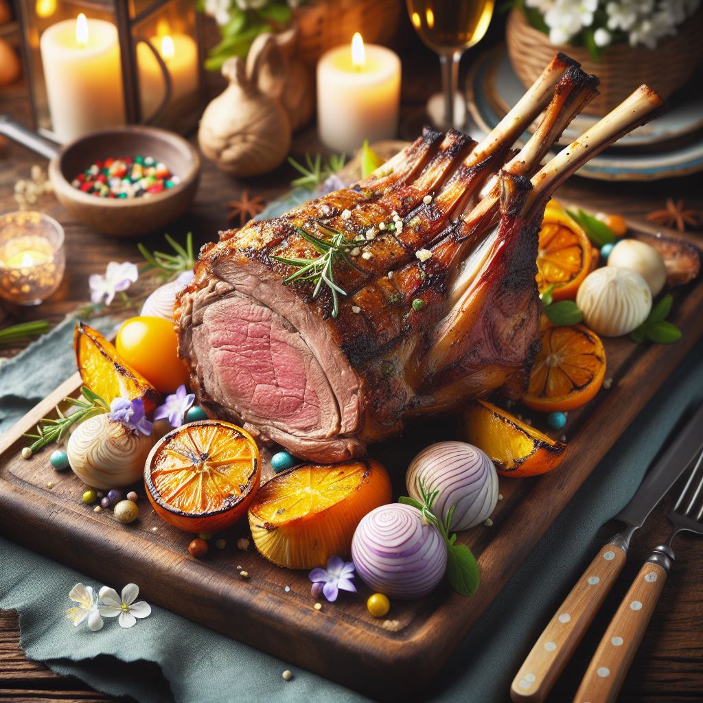 Perfect Easter Recipe: Succulent Rack of Lamb with Honey Dijon Glaze ...