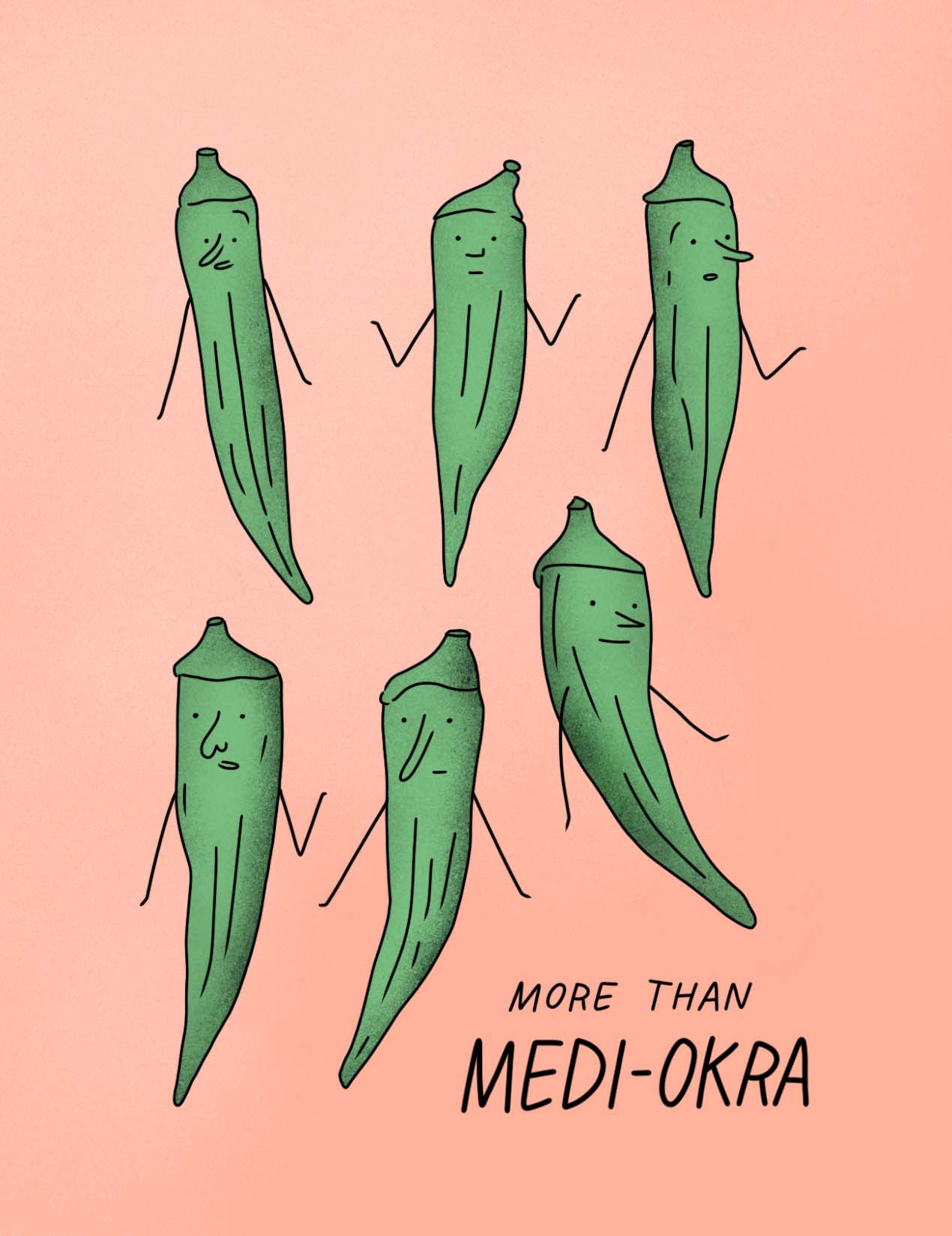 EEW art & cards - Medi-Okra Blank Card – Jon Henry General Store