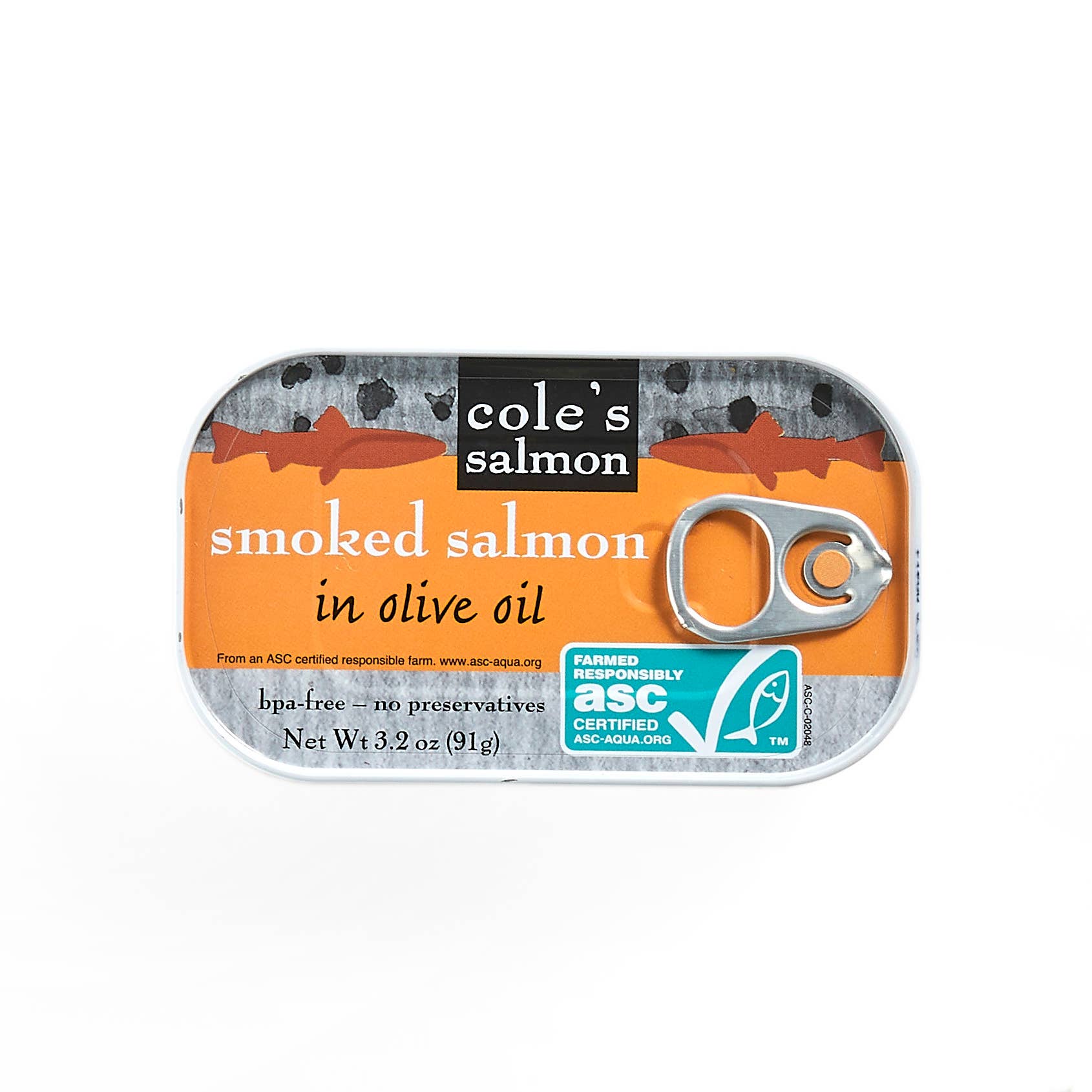 Cole's Seafood - Patagonian Smoked Salmon Fillet in Extra Virgin Olive ...