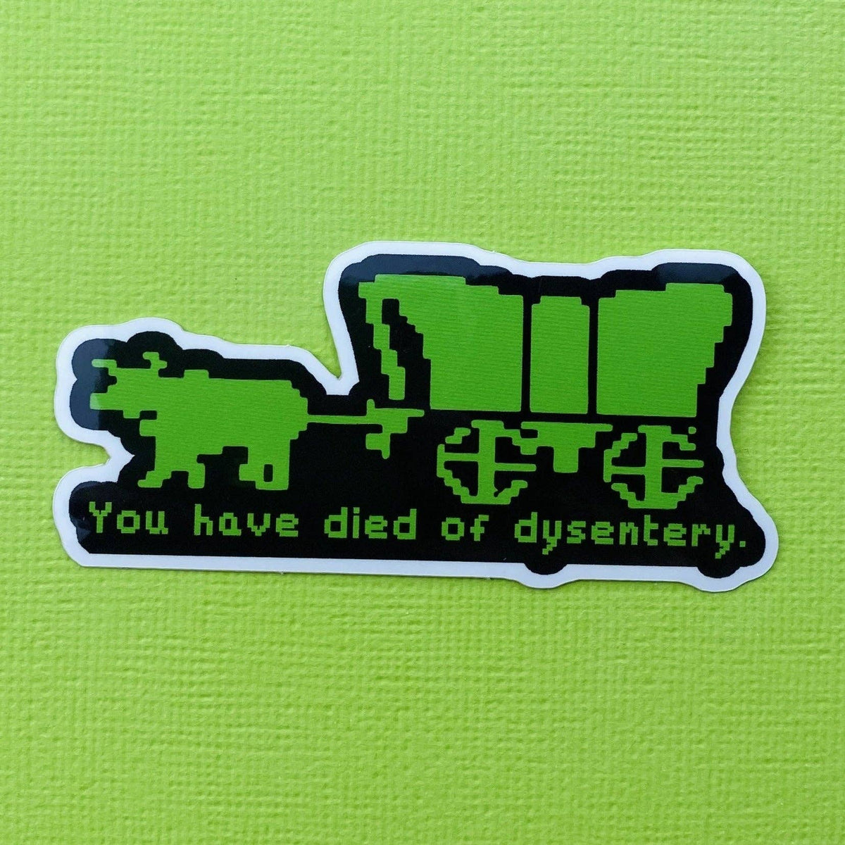 Otto's Grotto - Oregon Trail Retro Gaming Sticker, Funny 80s Decal for ...