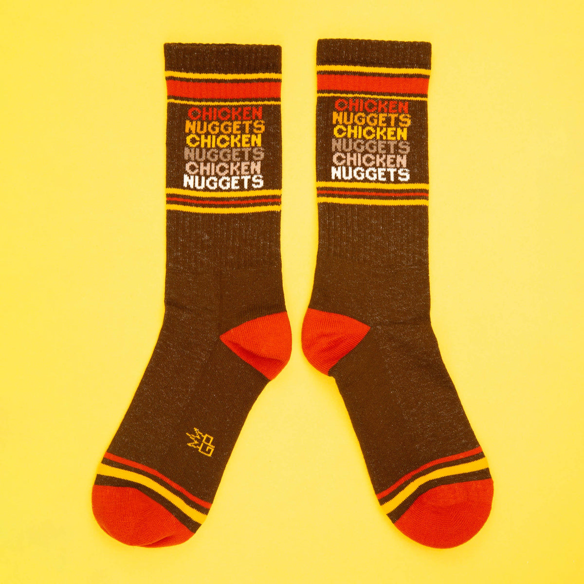 Gumball Poodle - Chicken Nuggets Gym Crew Socks – Jon Henry General Store