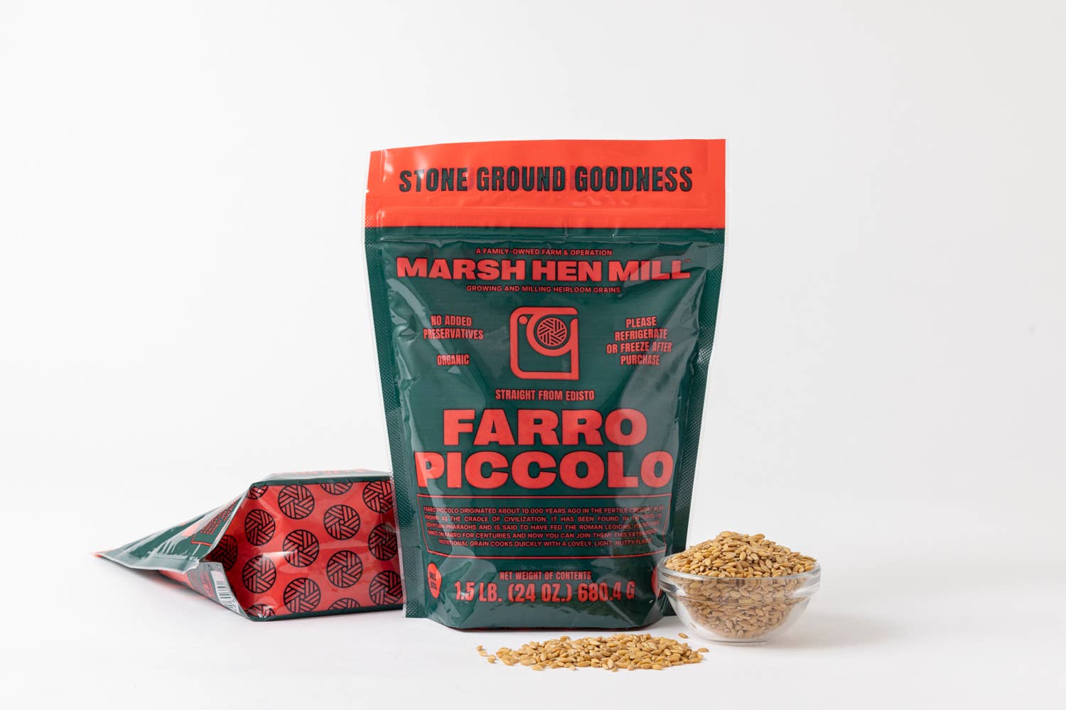 Marsh Hen Mill - Farro Piccolo 12 Pack Case – Jon Henry General Store