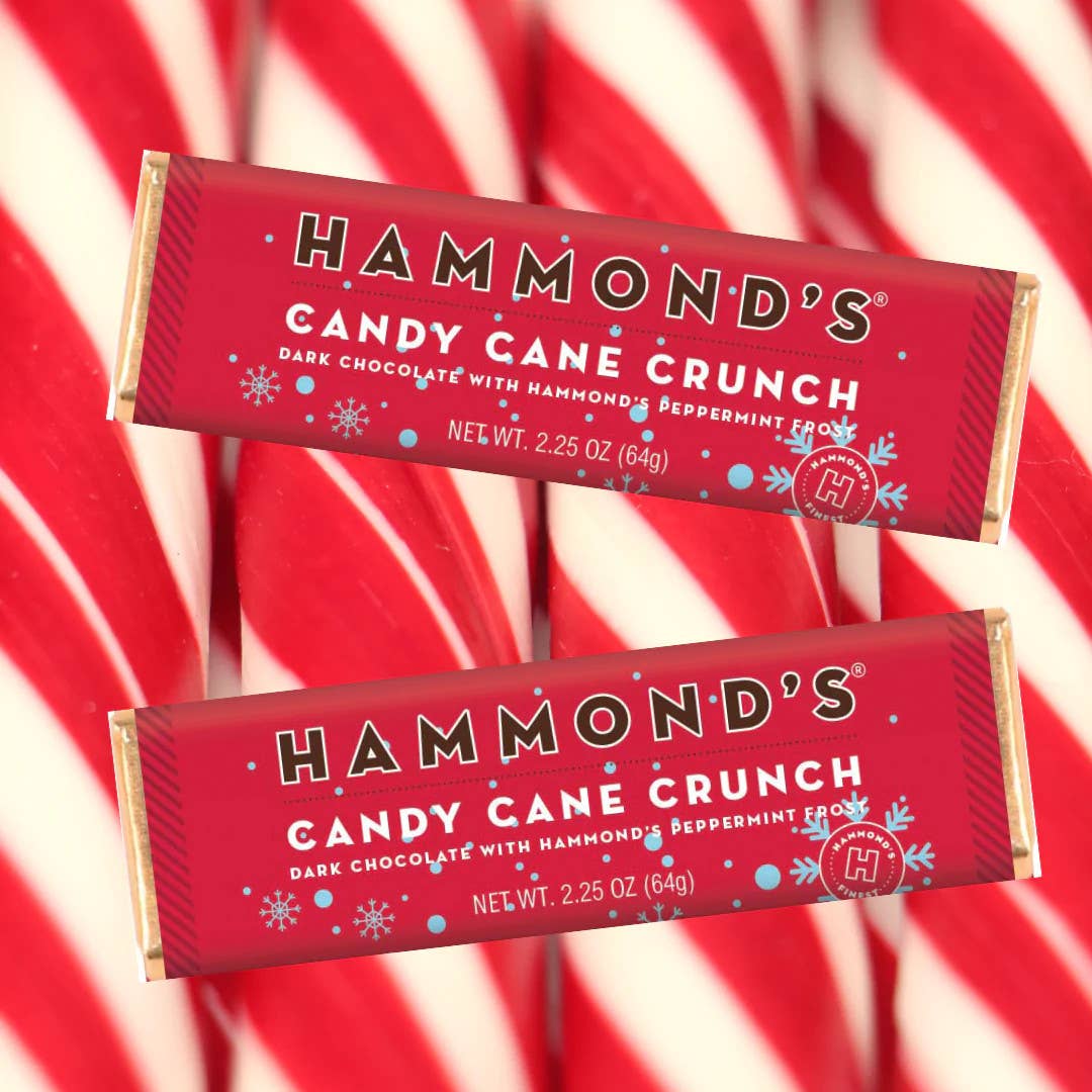 Hammond's Candies - Chocolate Bar Candy Cane Crunch Dark – Jon Henry ...
