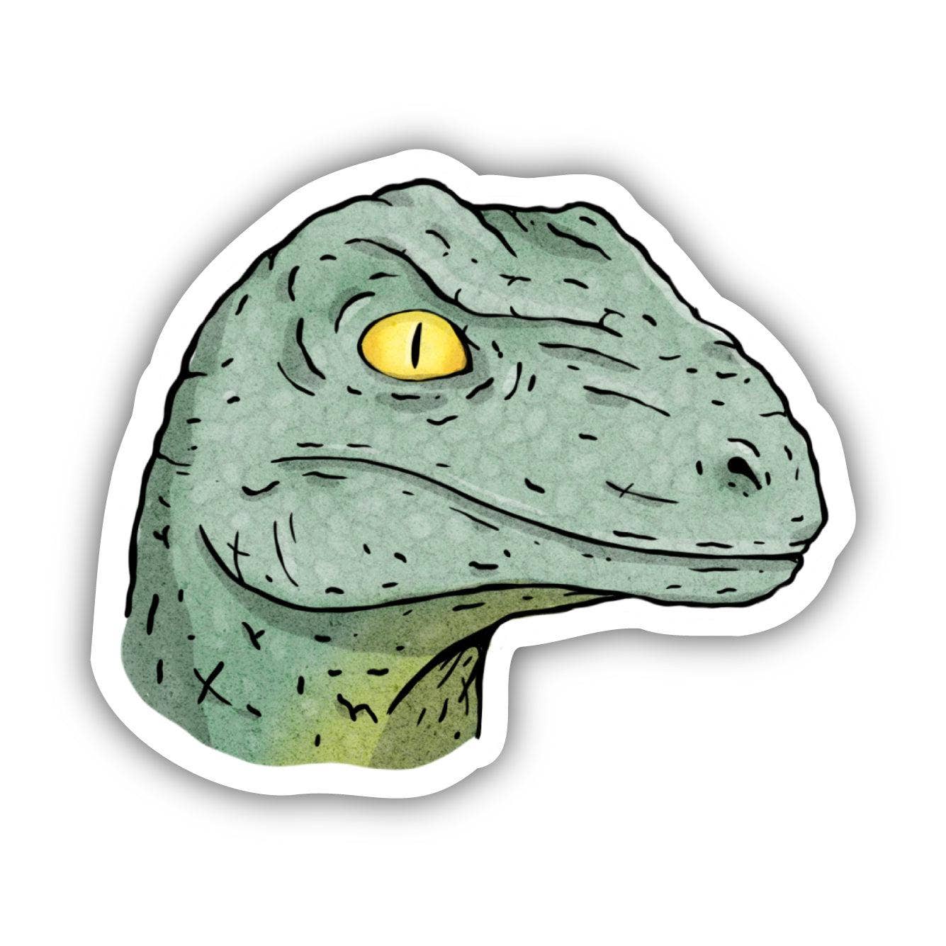 Big Moods - Velociraptor Dinosaur Sticker – Jon Henry General Store