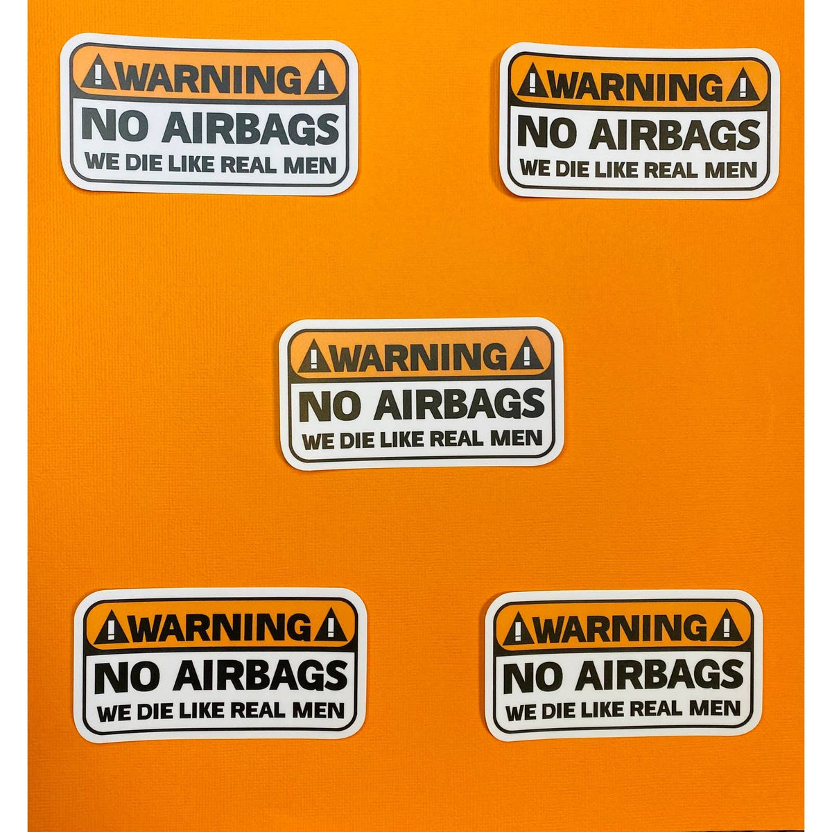 Otto's Grotto - Funny Sticker for Men | Warning No Airbags – Jon Henry ...