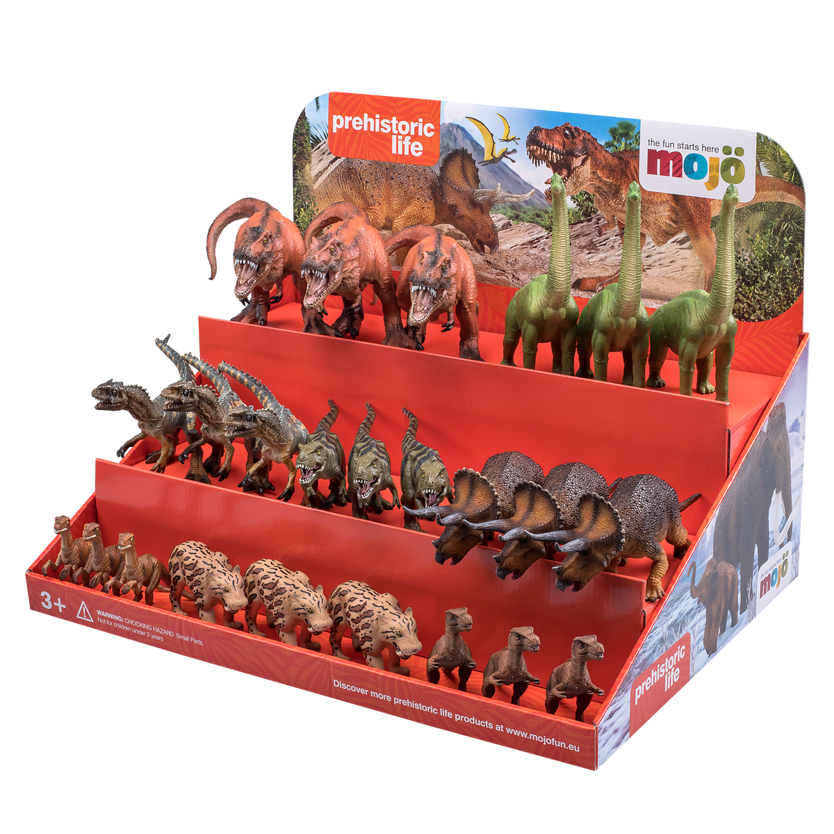 Hauck Toys - Mojo Cardboard 3 Tier Display Dinosaurs – Jon Henry ...