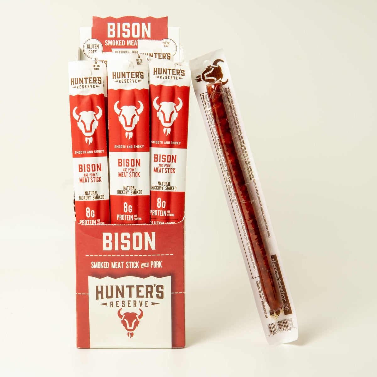 Hunter's Reserve - Bison Meat Sticks - 24 Pack – Jon Henry General Store
