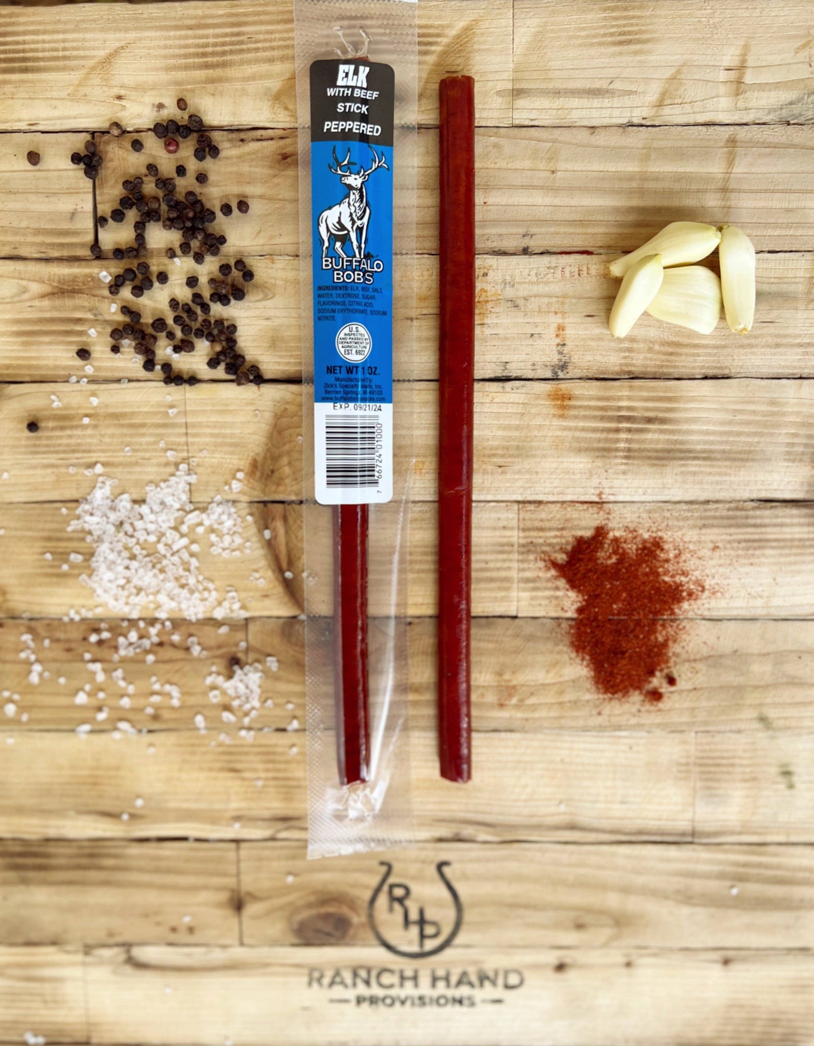 Ranch Hand Provisions - Peppered Elk Stick – Jon Henry General Store