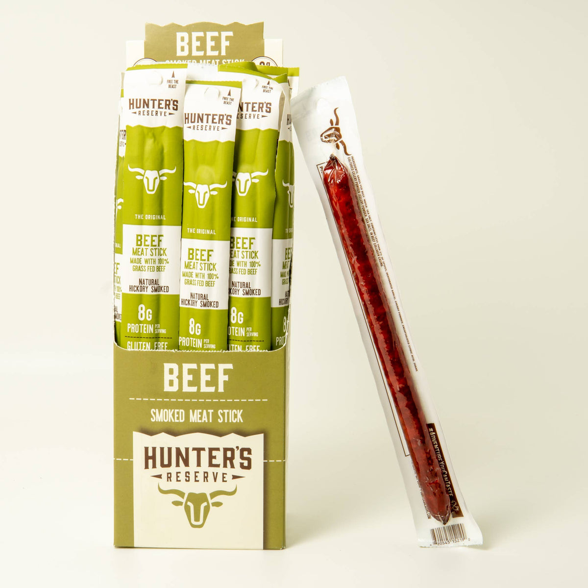 Hunter's Reserve - Grass Fed Beef Meat Sticks - 24 Pack – Jon Henry ...